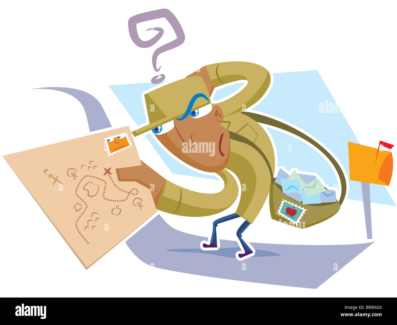 Postman route hi-res stock photography and images - Alamy