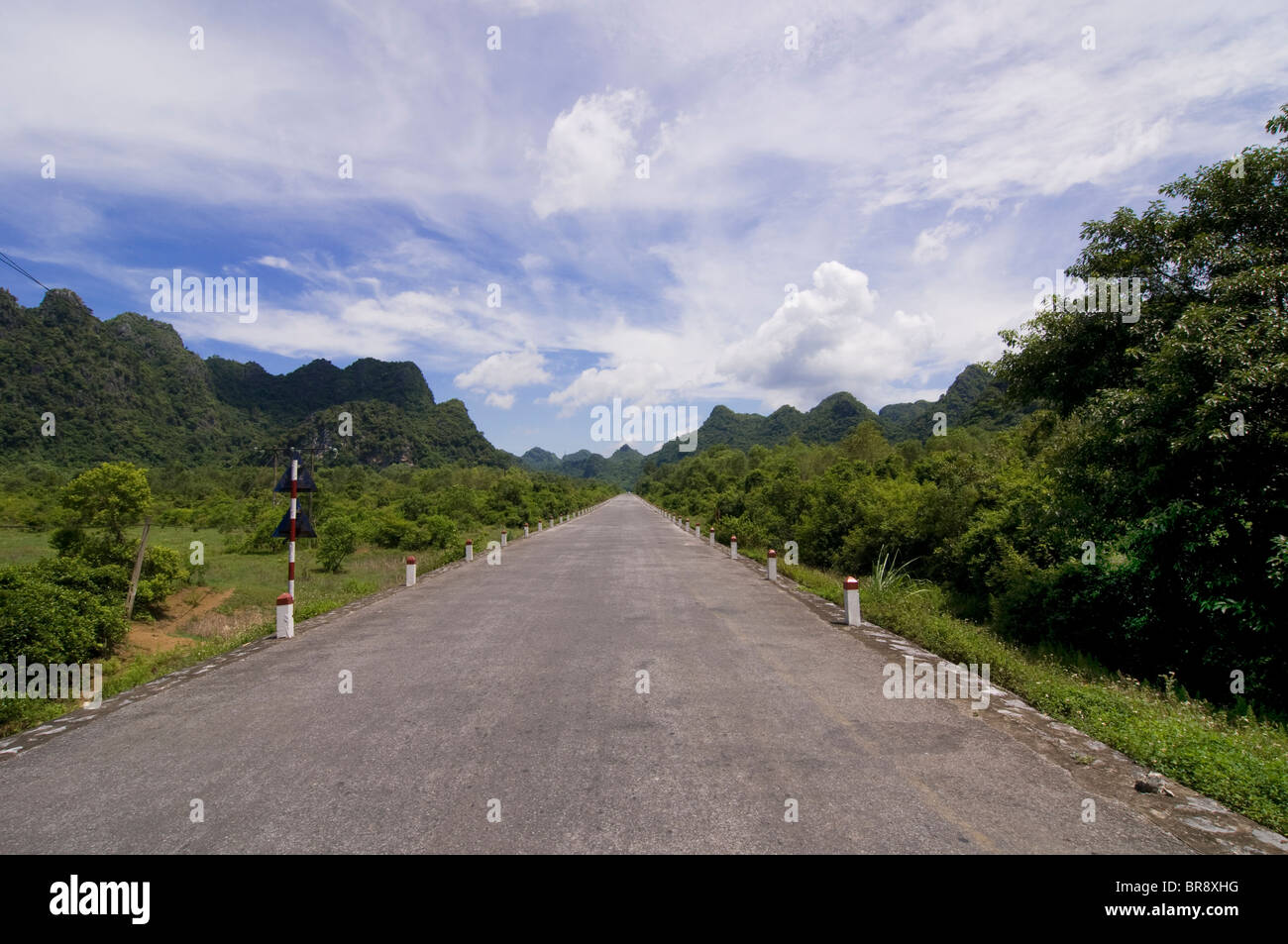 Road in the mountains on Cat Ba Island,Vietnam Stock Photo - Alamy
