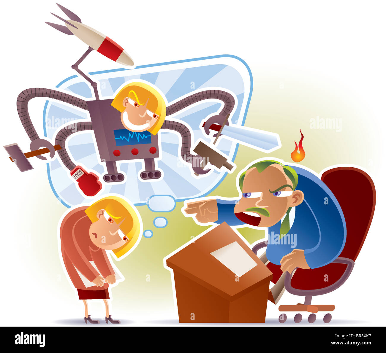 Boss illustrations hi-res stock photography and images - Alamy
