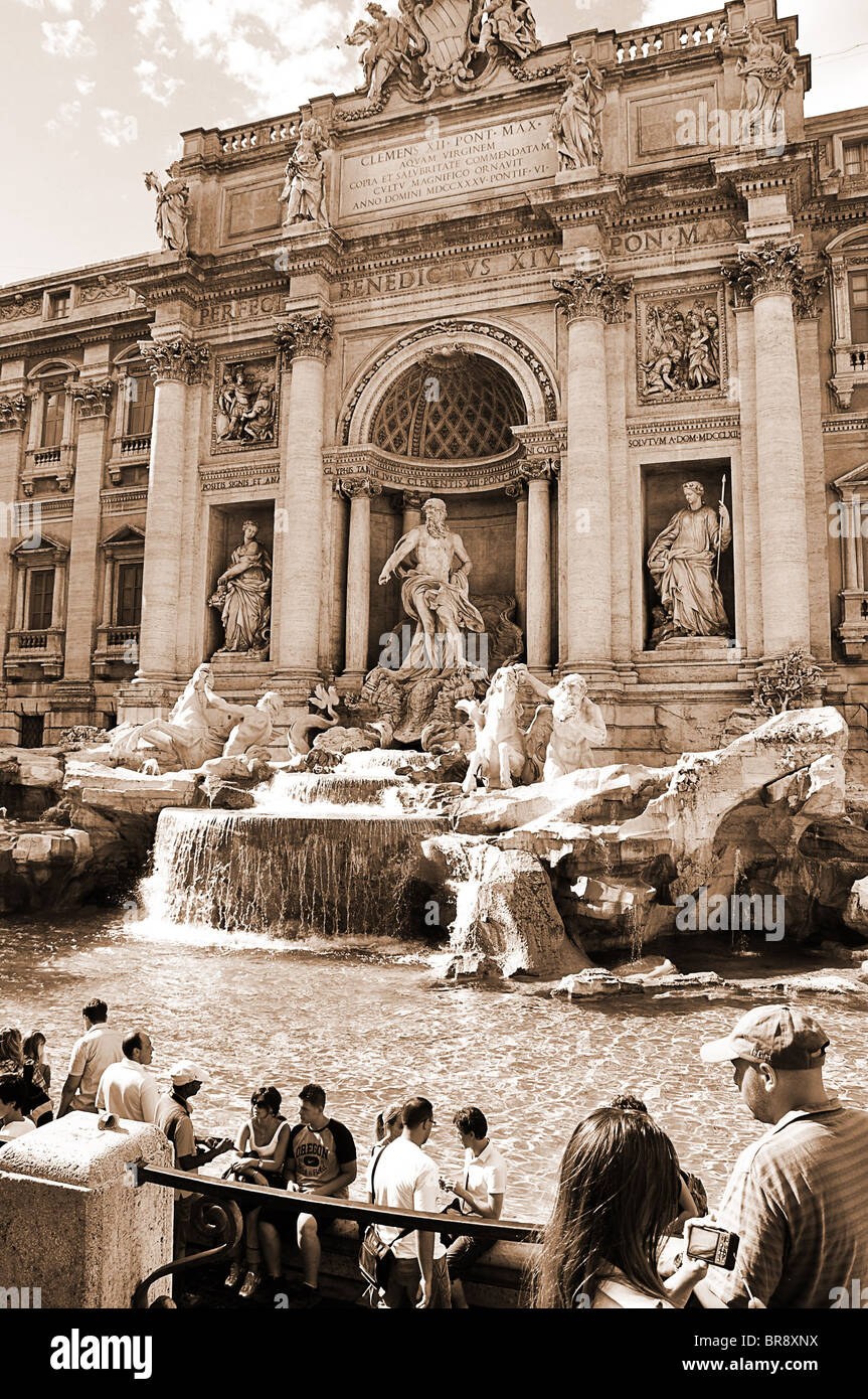 View of Trevi Fountain, Rome Stock Photo - Alamy