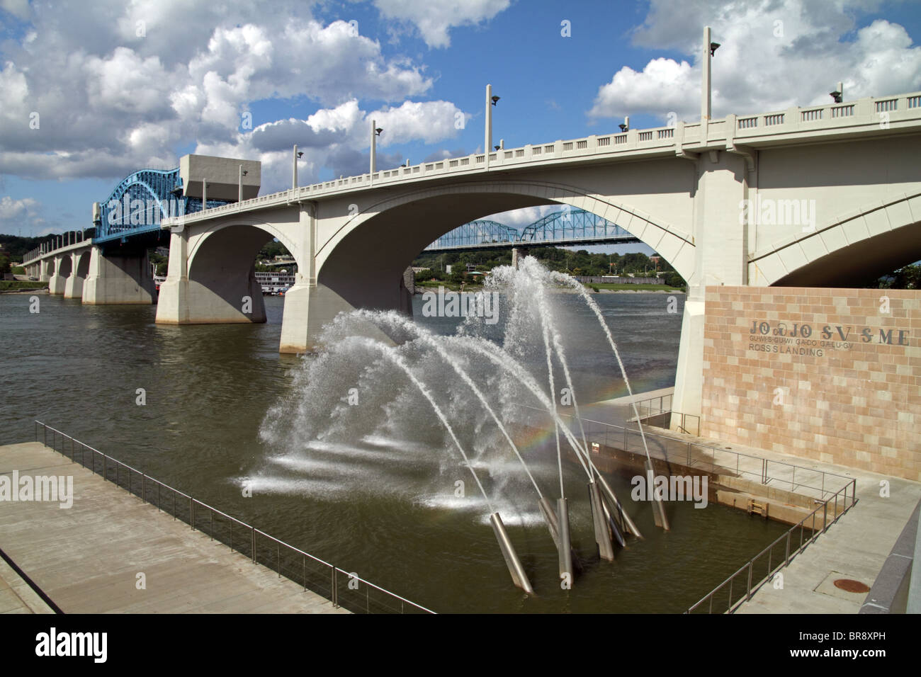Ross's Landing by John Ross Bridge, Chattanooga, Tennessee, USA Stock ...