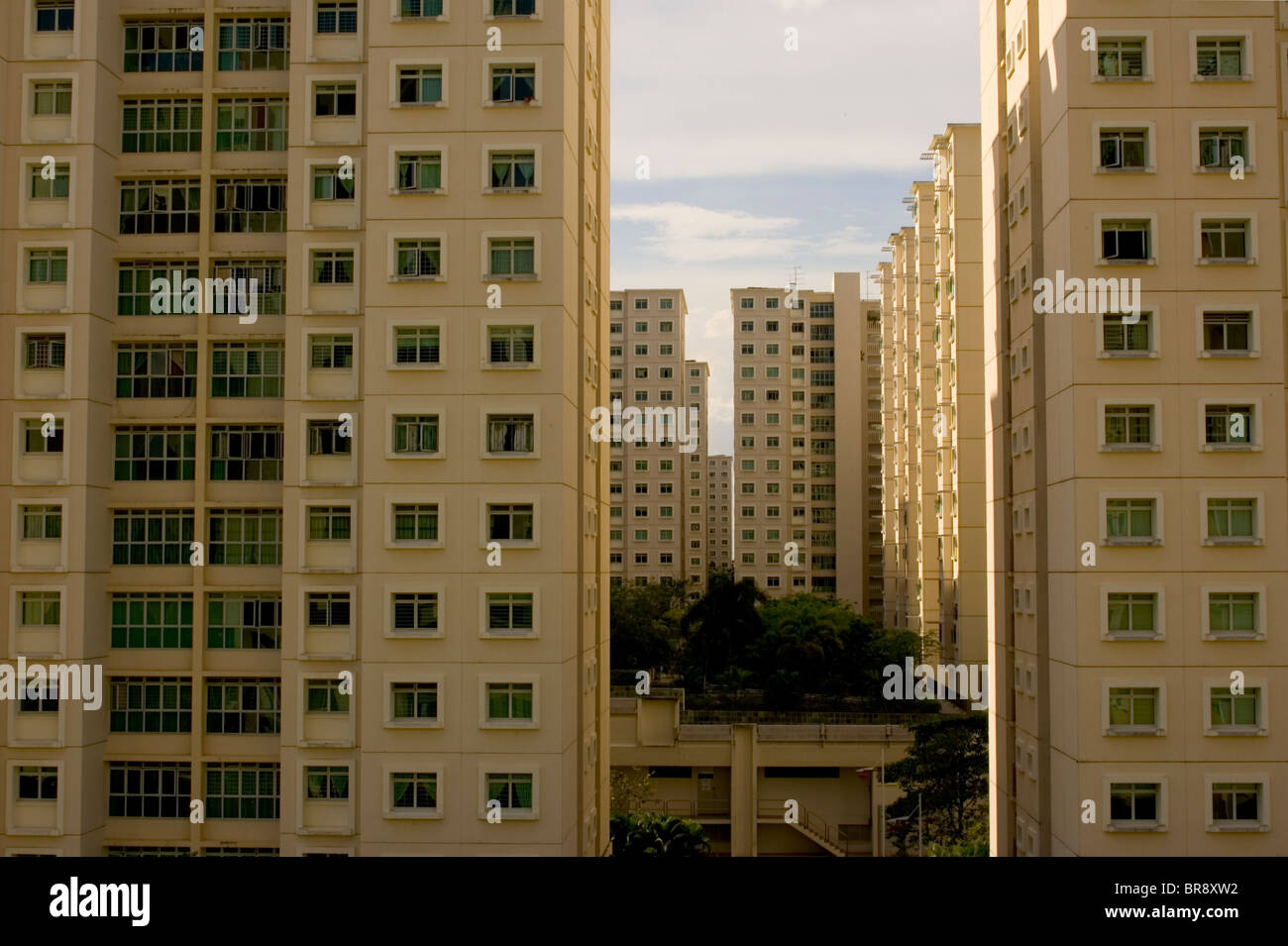 Exterior of high rise apartment buildings in Singapore Stock Photo - Alamy
