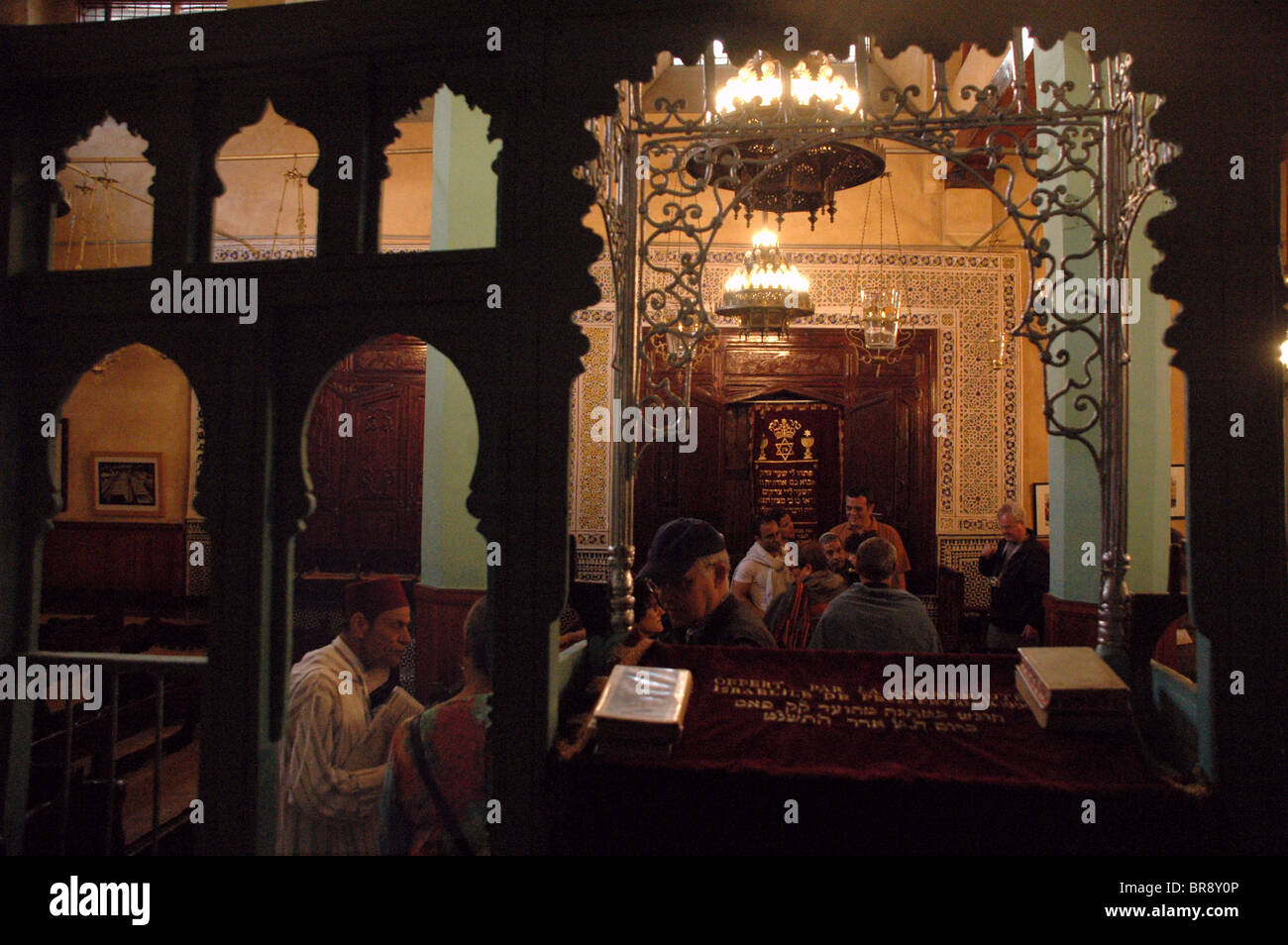 Morocco, Fes, Ibn Danan Synagogue Stock Photo - Alamy