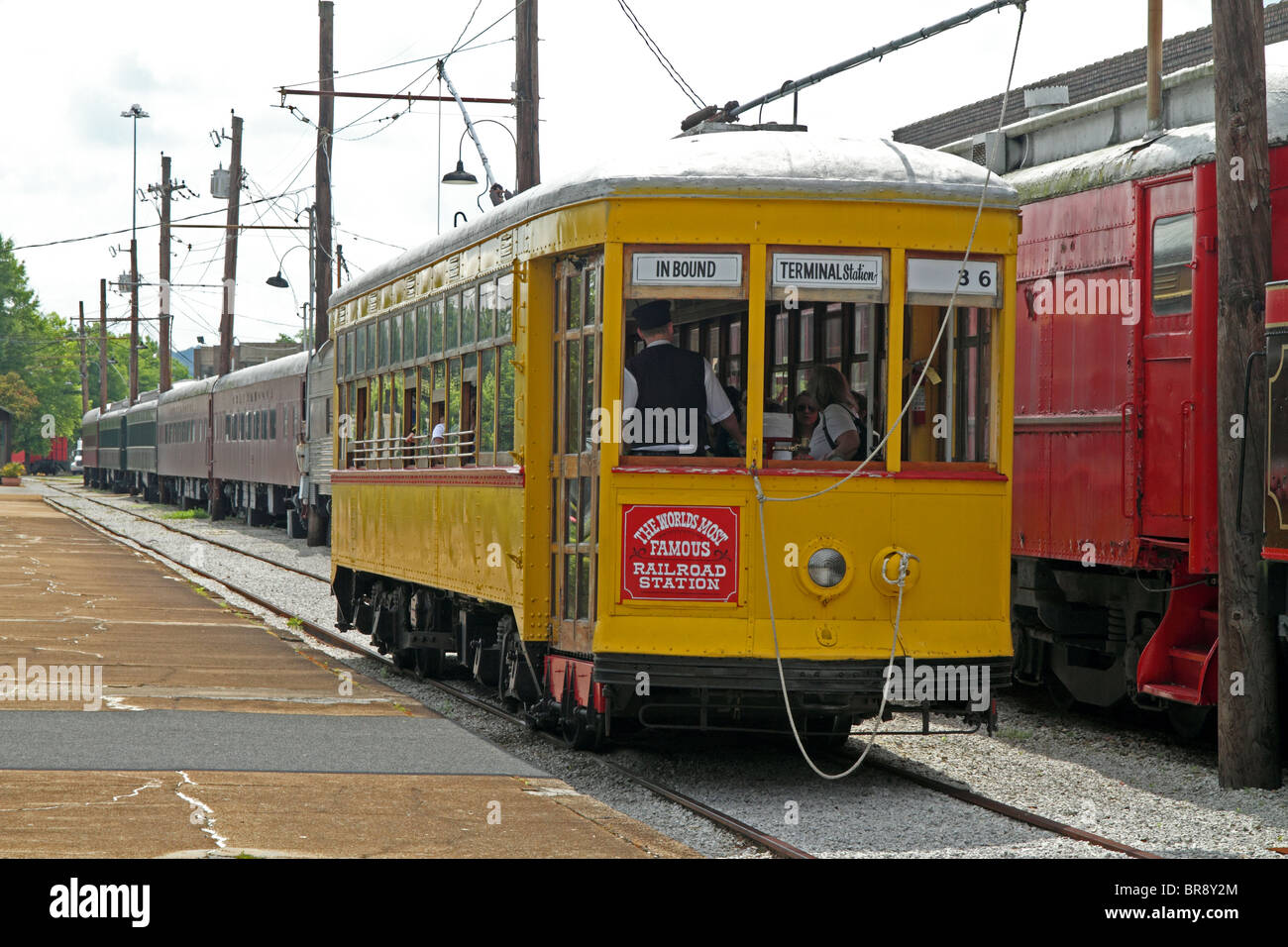 Chattanooga Choo Choo Trolley - Chattanooga, Tennessee, USA Stock Photo ...