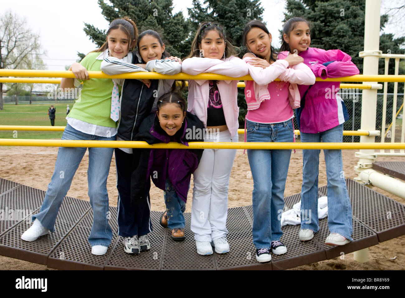 group of girls Denver Colorado Stock Photo - Alamy