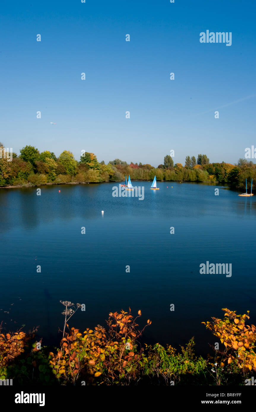 Uk, England, Surrey, Ham, Lake Stock Photo - Alamy