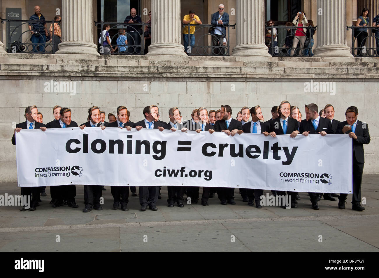 London,Trafalgar Square Compassion In World Farming rally August 2010 ...