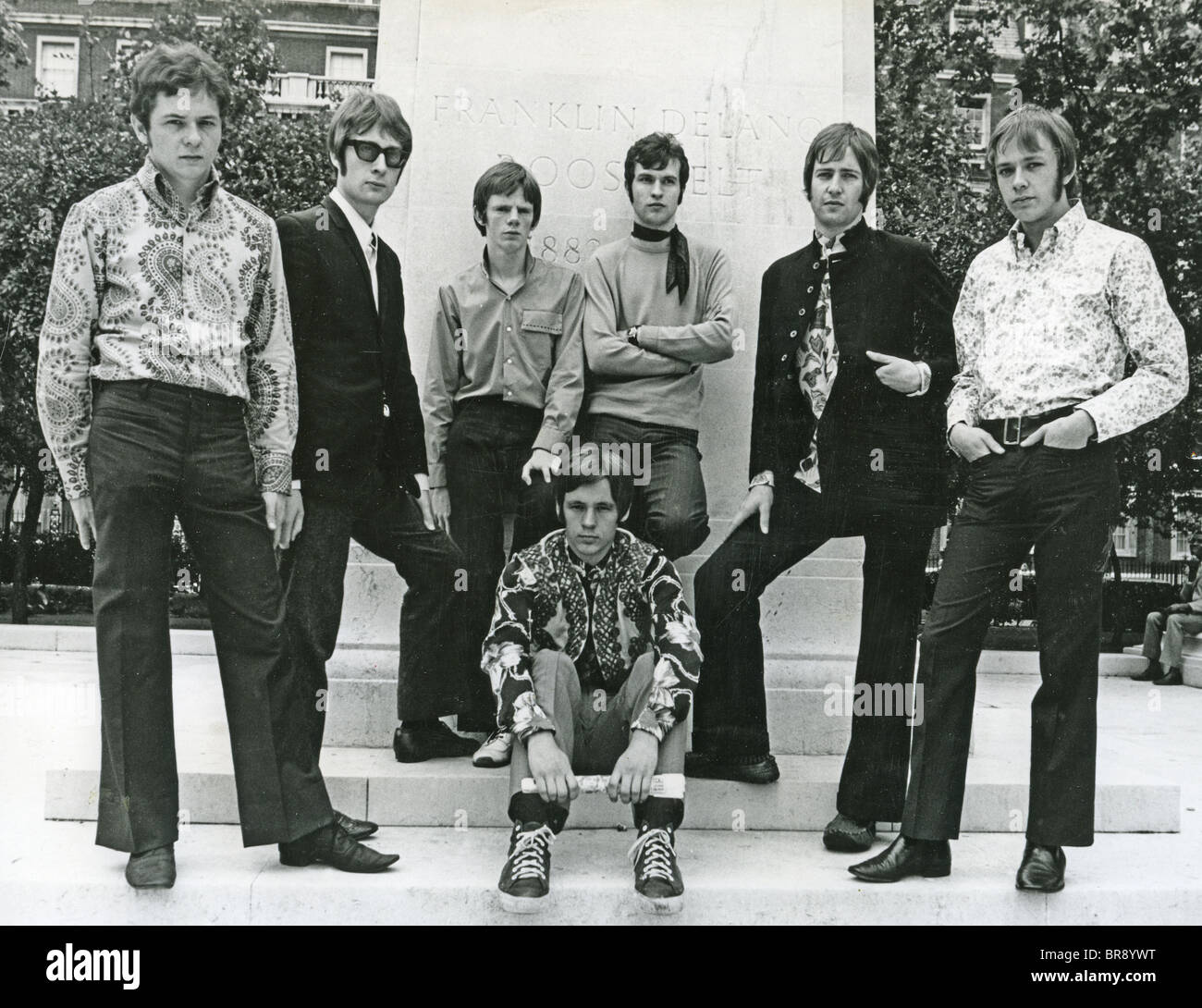 AMEN CORNER UK pop group in July 1967. See Description below for names ...