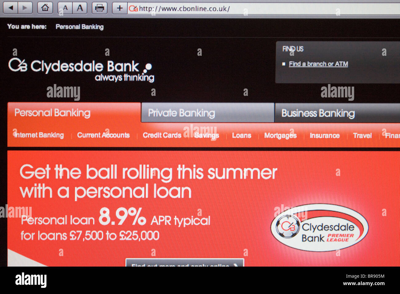 Online banking screenshot hi-res stock photography and images - Alamy