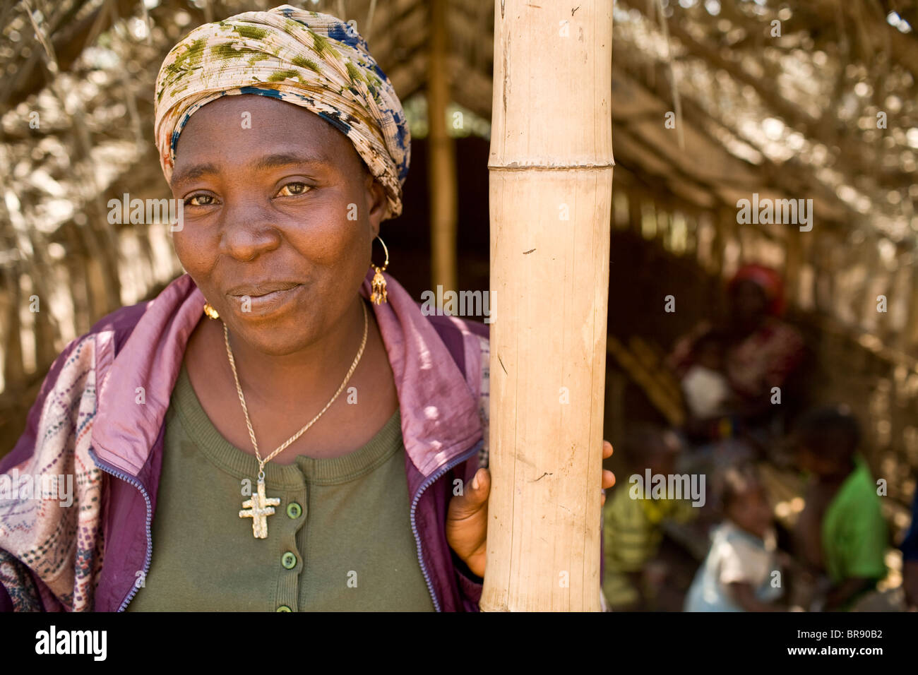 Portrait of Liberian woman smiling Stock Photo - Alamy