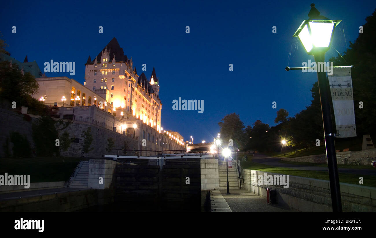 Rideau canal historic ottawa chateau hi-res stock photography and ...