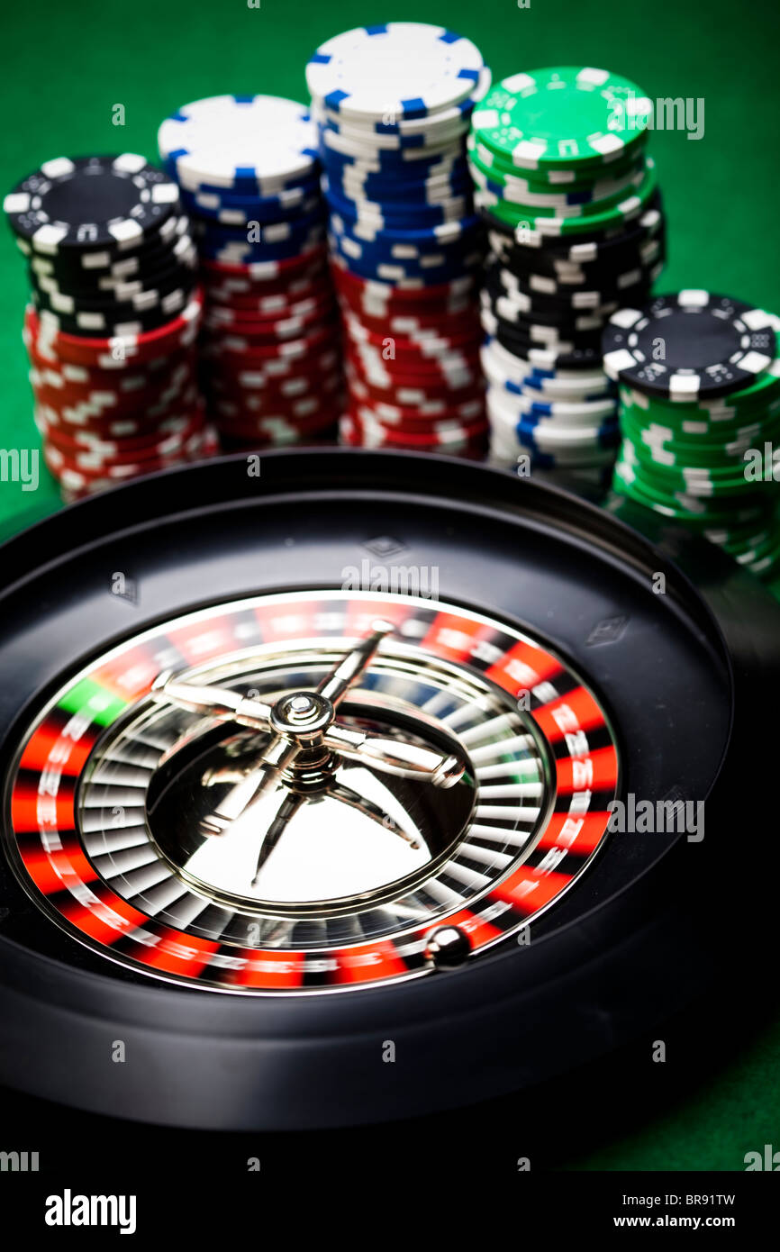 Roulette chip hi-res stock photography and images - Alamy