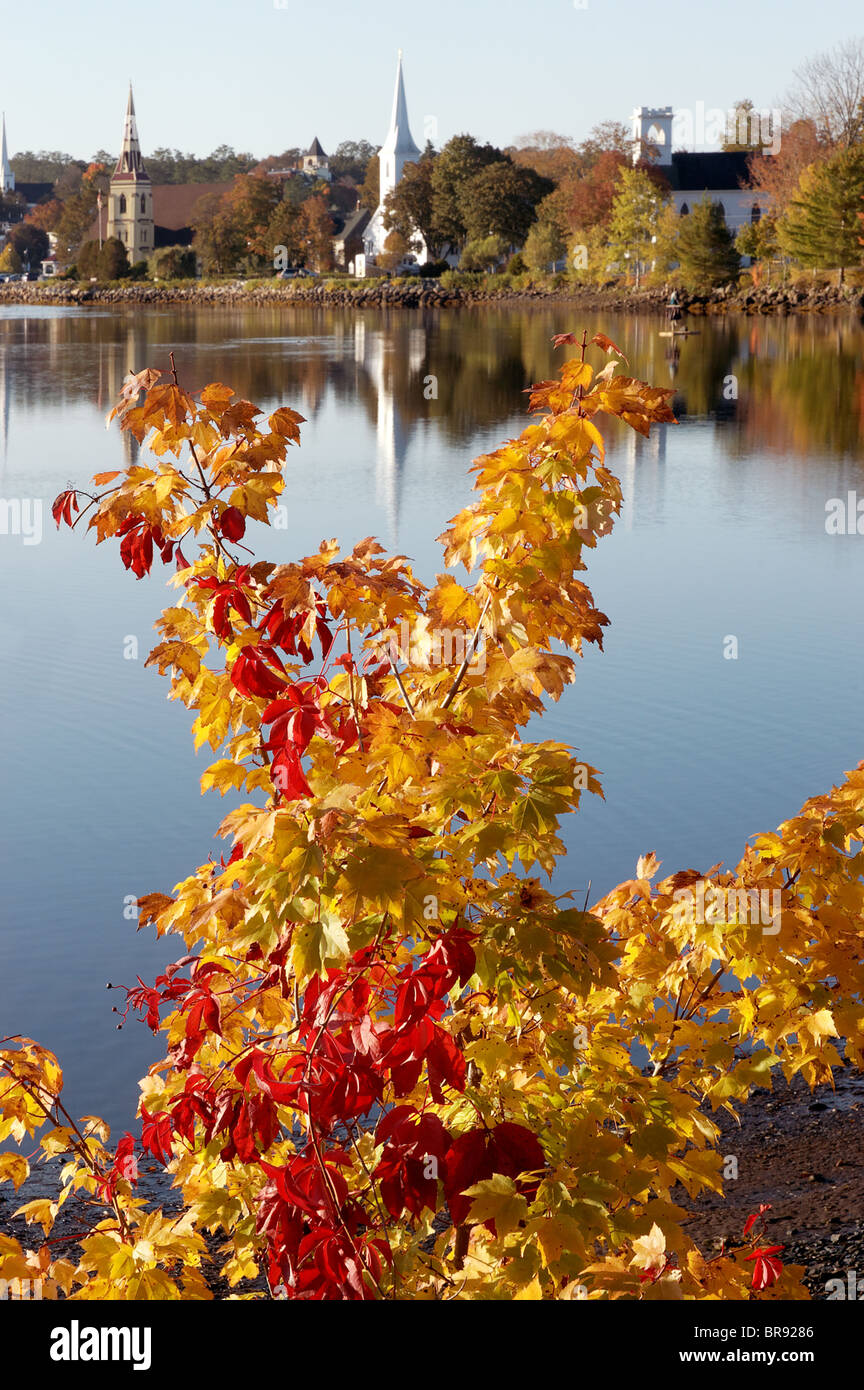 Mahone Bay in Nova Scotia, Canada Stock Photo - Alamy