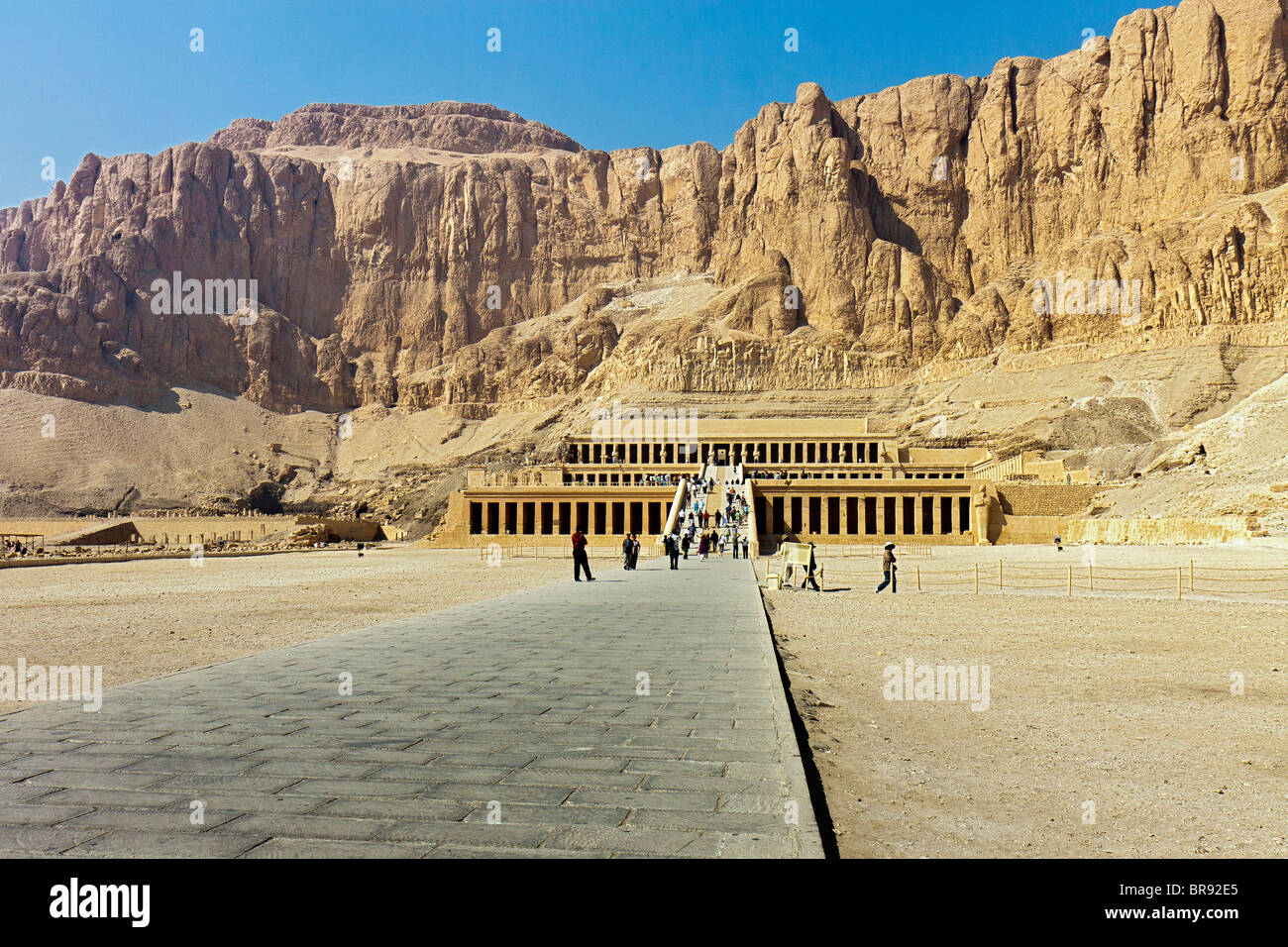Egypt Thebes Temple Of Queen Hatshepsut Stock Photo - Alamy