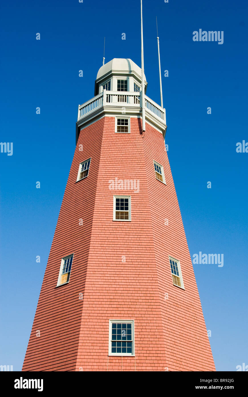 The Portland Observatory on Munjoy Hill. Portland Maine Stock Photo - Alamy