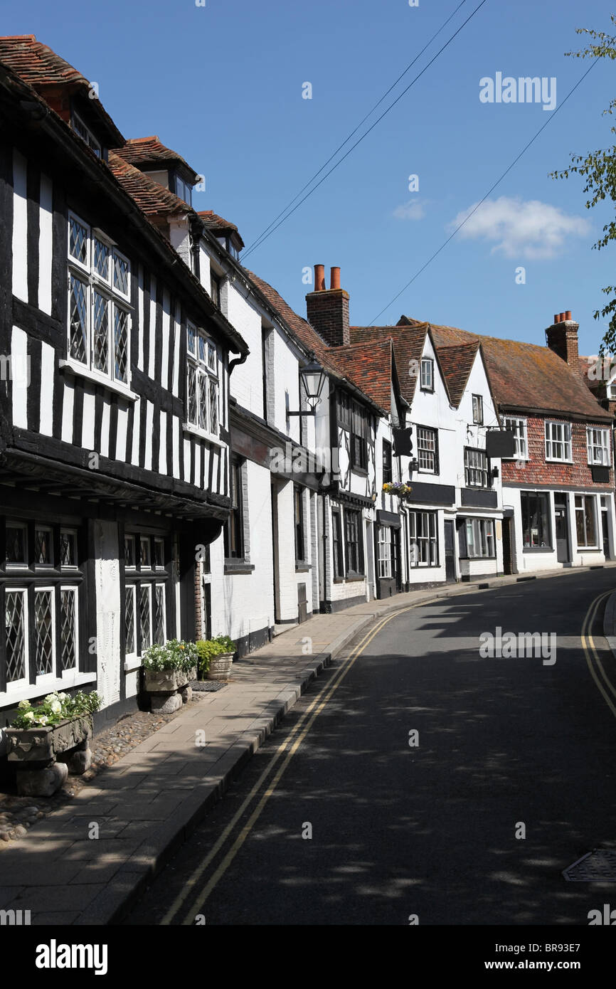 These are typical wooden framed buildings built around 1420 in the ...