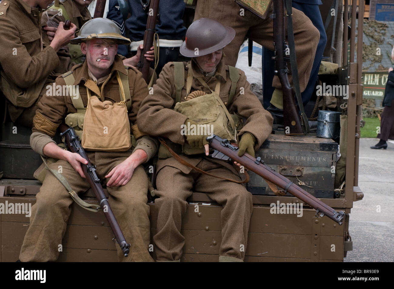 salute to the 1940's featuring reenactments of civilian life in the ...