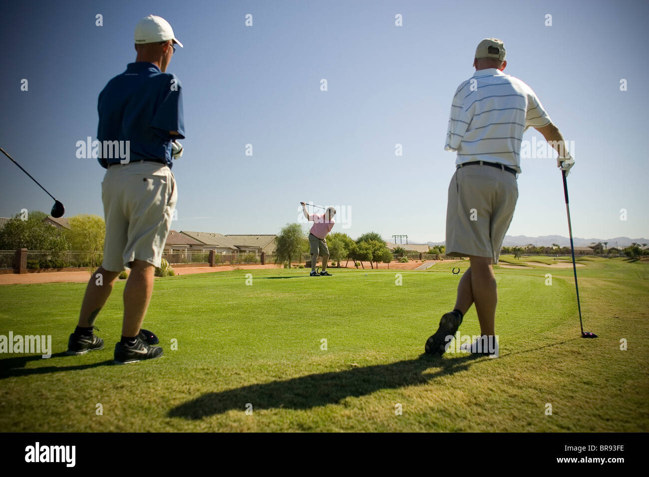 One-armed golfers compete in championship Las Vegas Stock Photo - Alamy