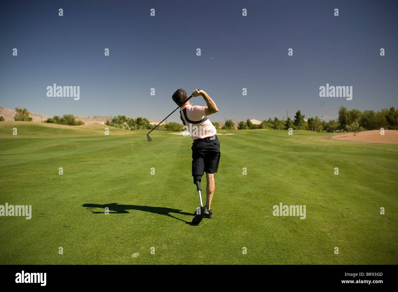 One-armed golfers compete in championship Las Vegas Stock Photo - Alamy