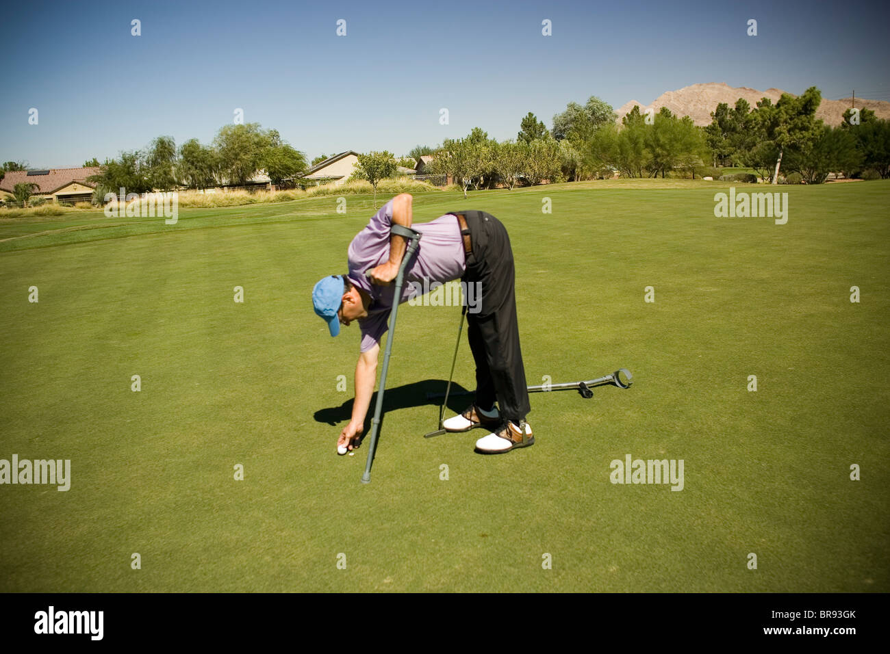 One-armed golfers compete in championship Las Vegas Stock Photo - Alamy