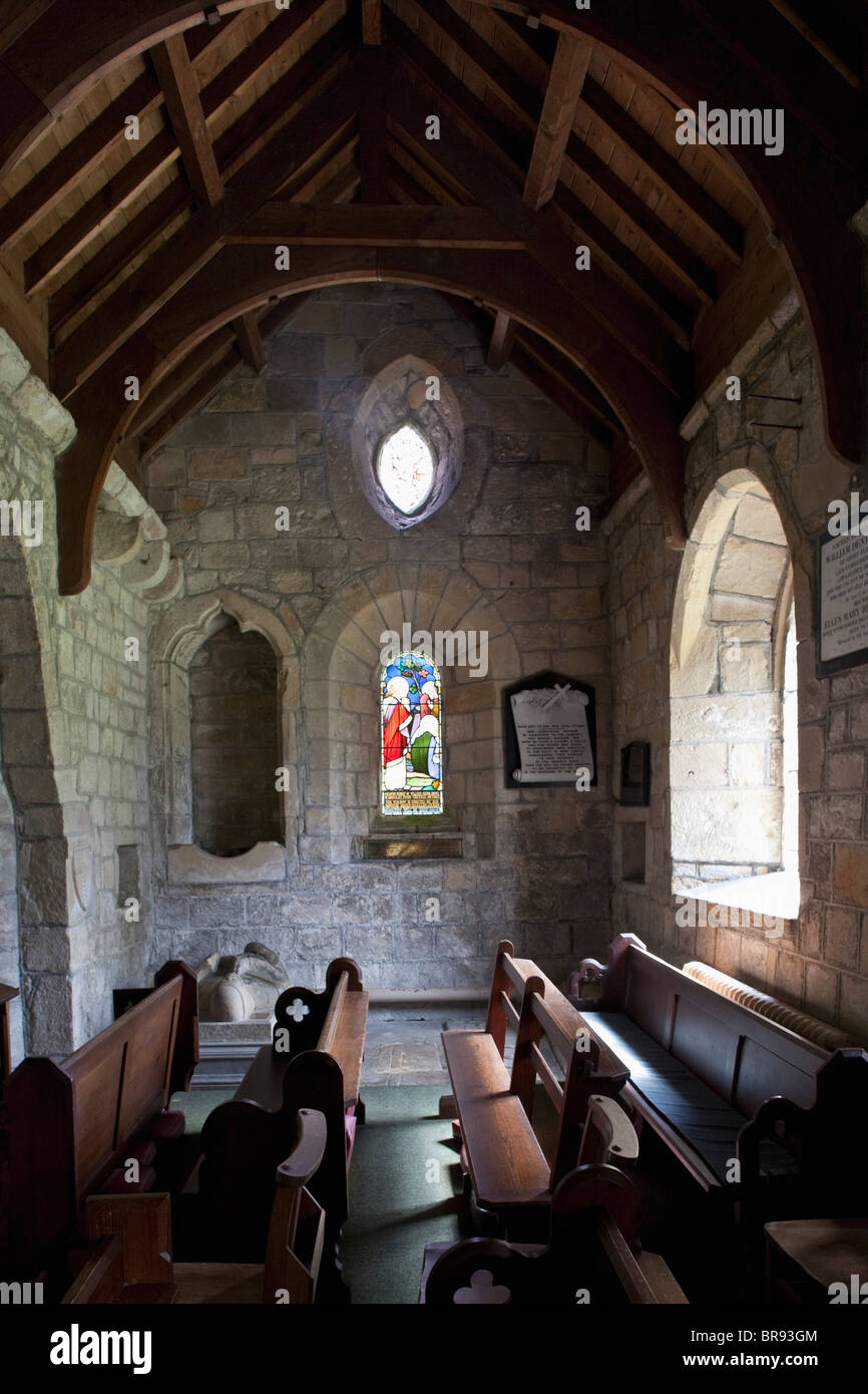 Interior Of A Small Church; Northumberland, England Stock Photo - Alamy