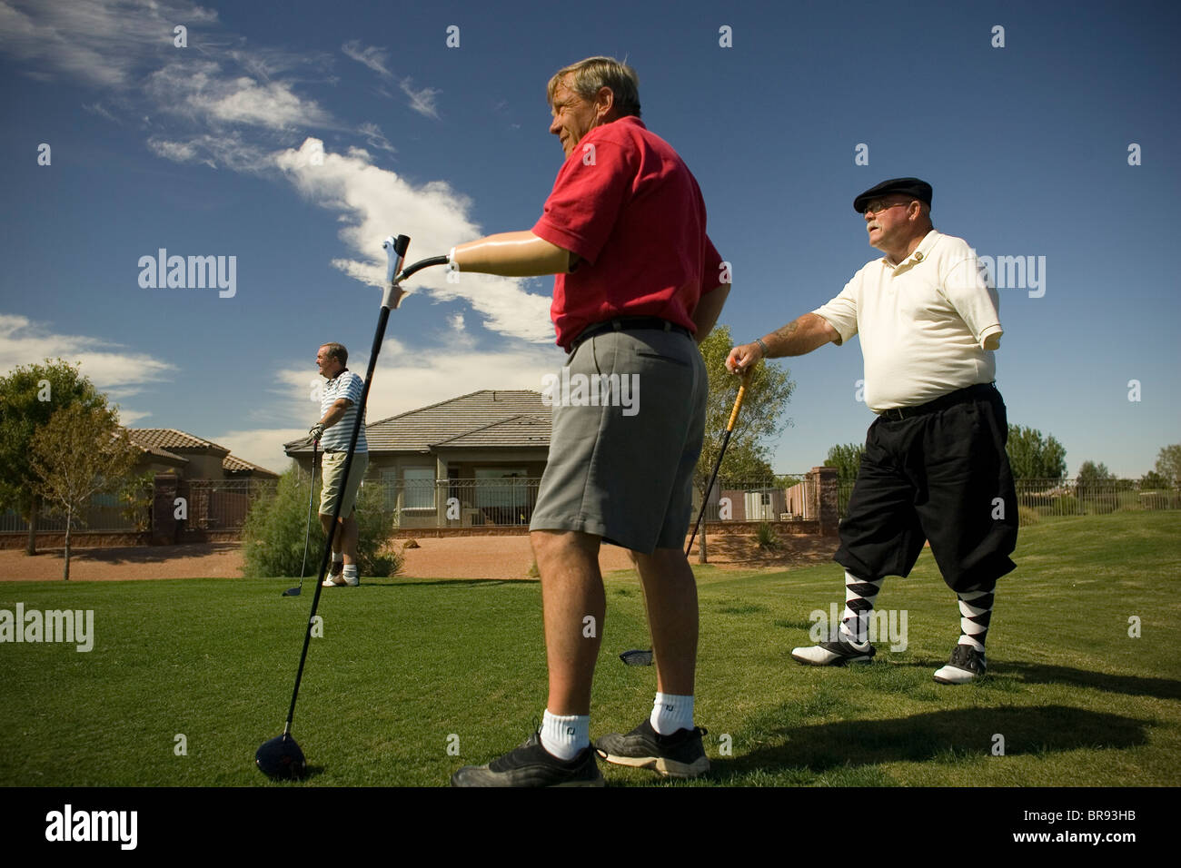 One-armed golfers compete in championship Las Vegas Stock Photo - Alamy