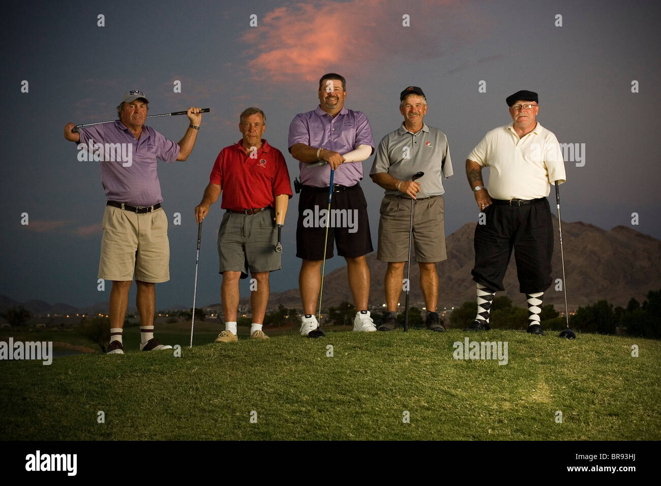 One-armed golfers compete in championship Las Vegas Stock Photo - Alamy