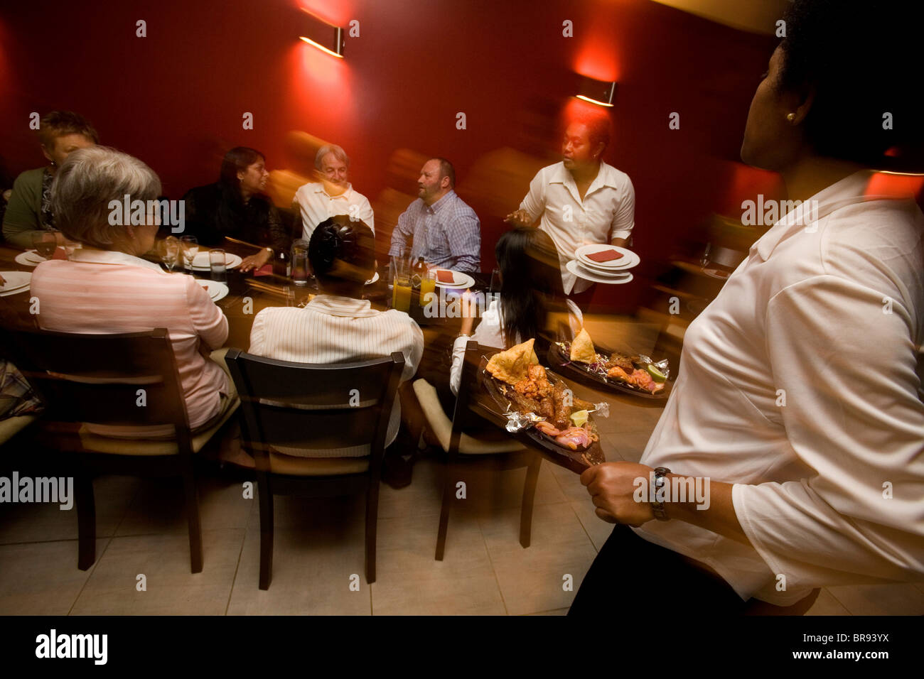South indian woman serving food hi-res stock photography and images - Alamy
