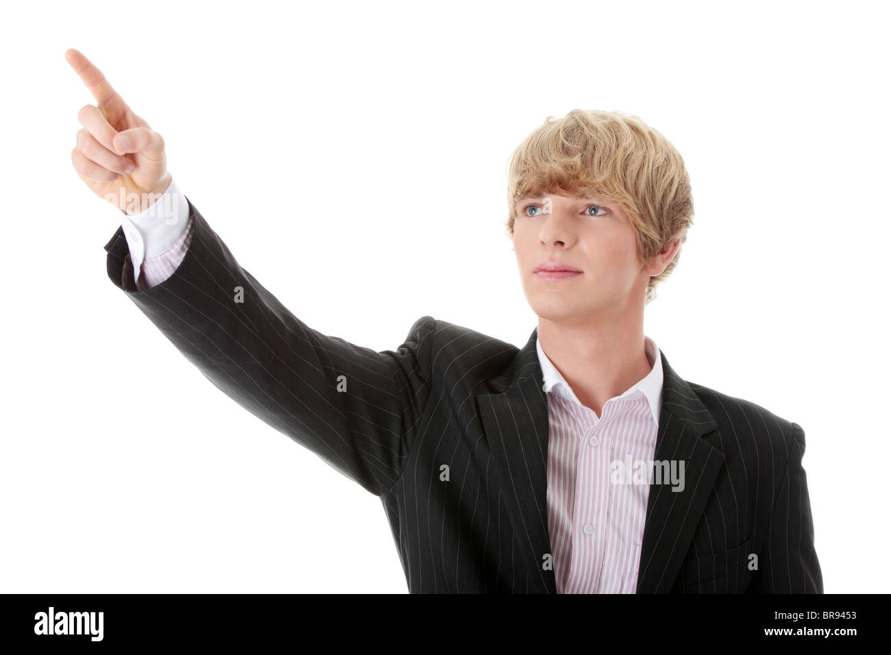 Portrait businessman pointing viewer hi-res stock photography and ...