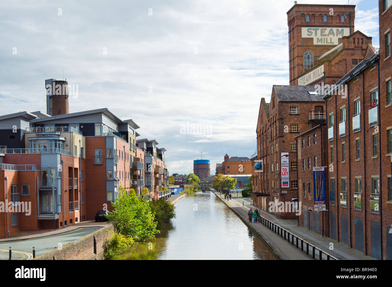 Chester Canal from City Road Bridge, Chester, Cheshire, England, UK ...