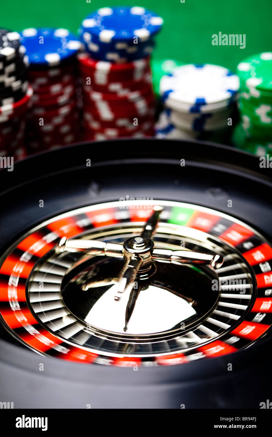 Roulette chip hi-res stock photography and images - Alamy