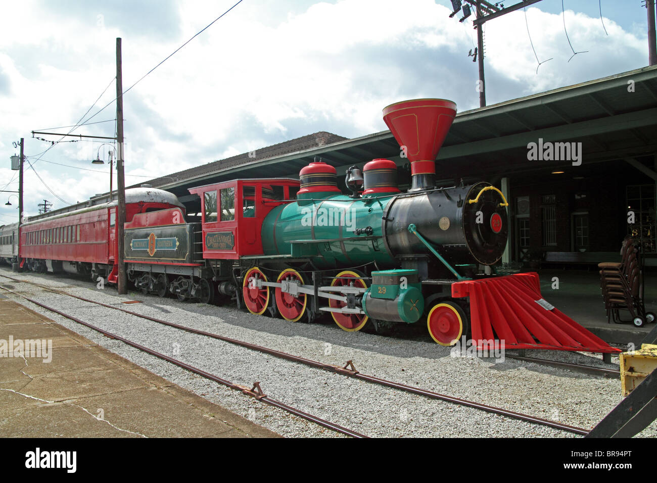Chattanooga CHoo Choo train, Chattanooga, Tennessee, USA Stock Photo ...