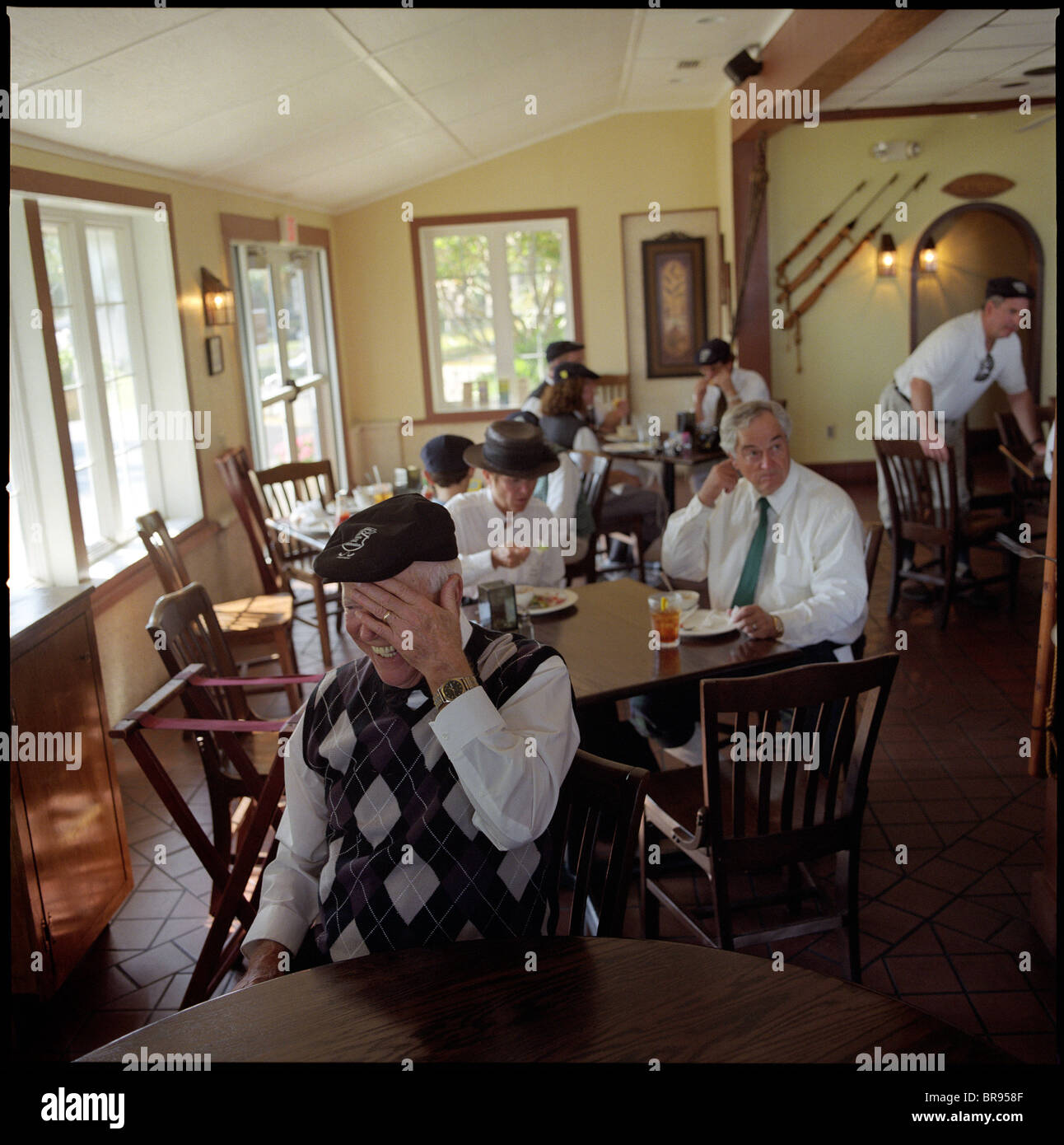 Playing Retro Golf with Hickory Clubs Stock Photo - Alamy