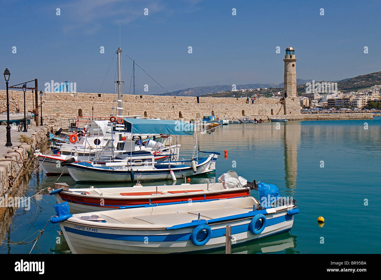 Rethymnon lighthouse hi-res stock photography and images - Alamy
