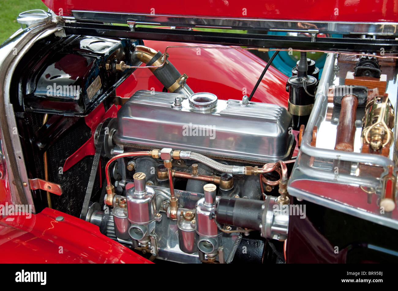 Excellent example of a 1934 Singer Nine Le Mans classic car either ...