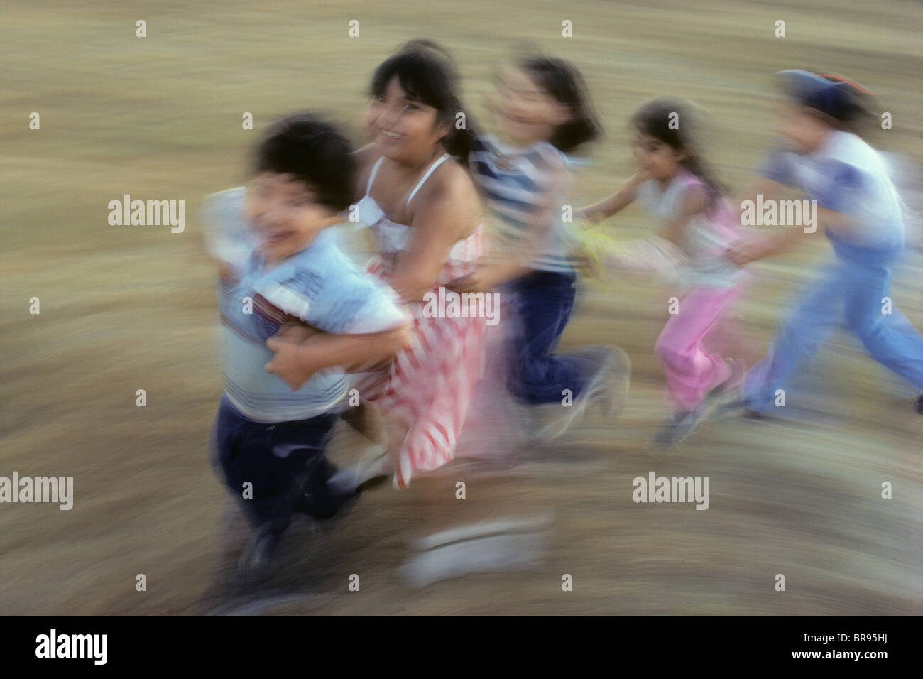 Children playing Los Angeles California Stock Photo - Alamy