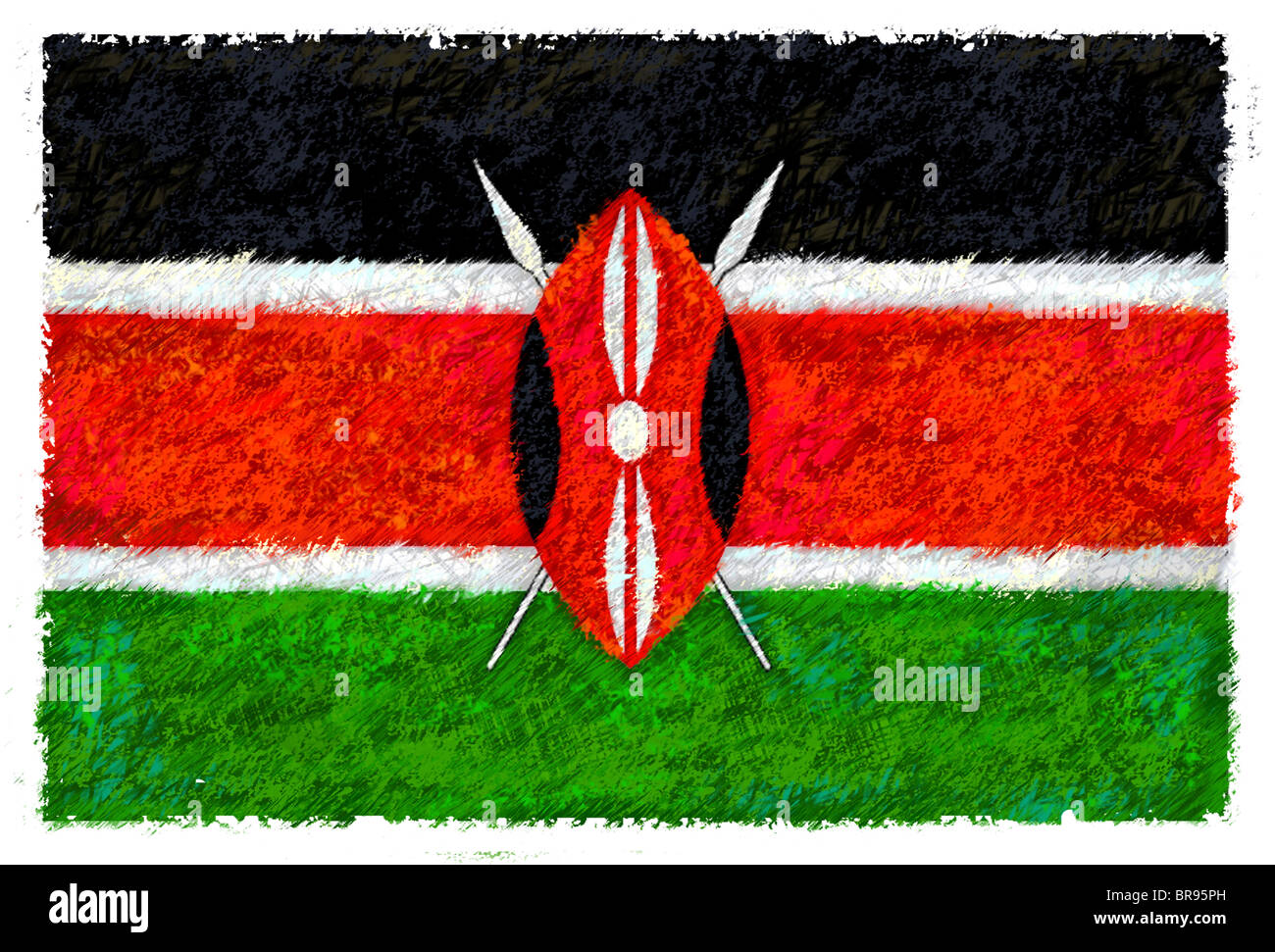 Shield flag kenya hi-res stock photography and images - Alamy