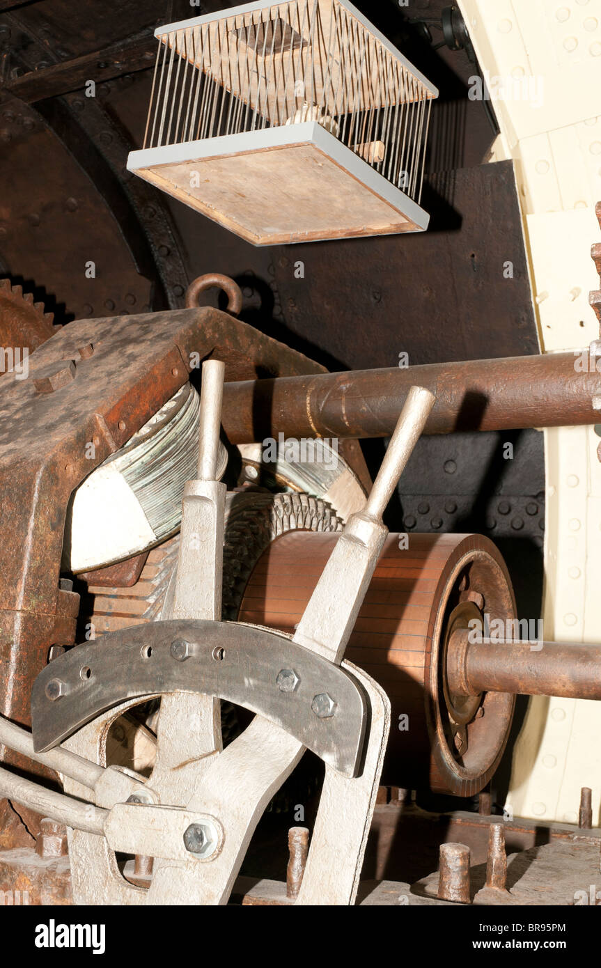 Electric motor and mice cage on the Holland 1, the Royal Navy's first ...