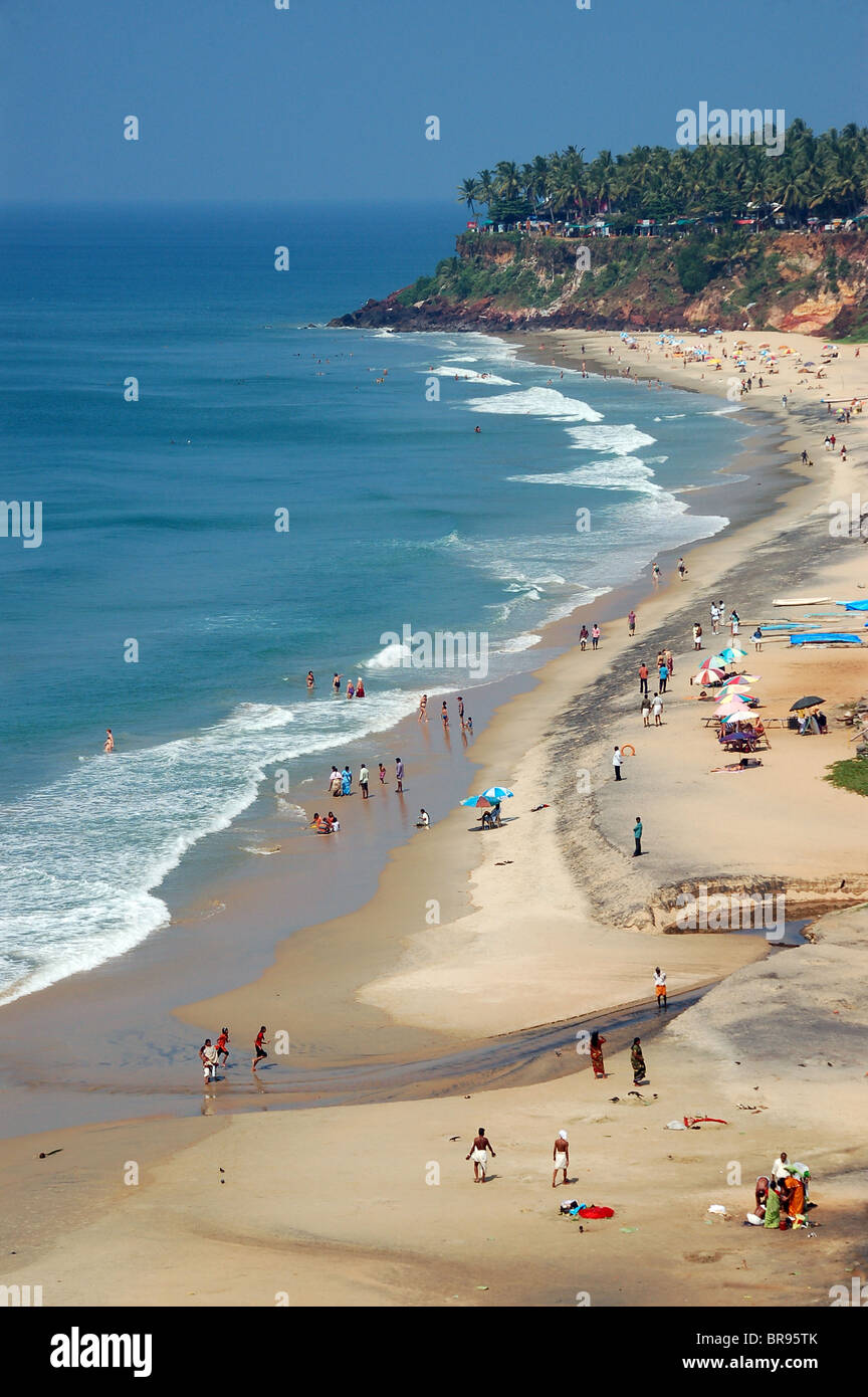 Varkala beach and cliff Stock Photo - Alamy Varkala beach and cliff Stock Photo - Alamy