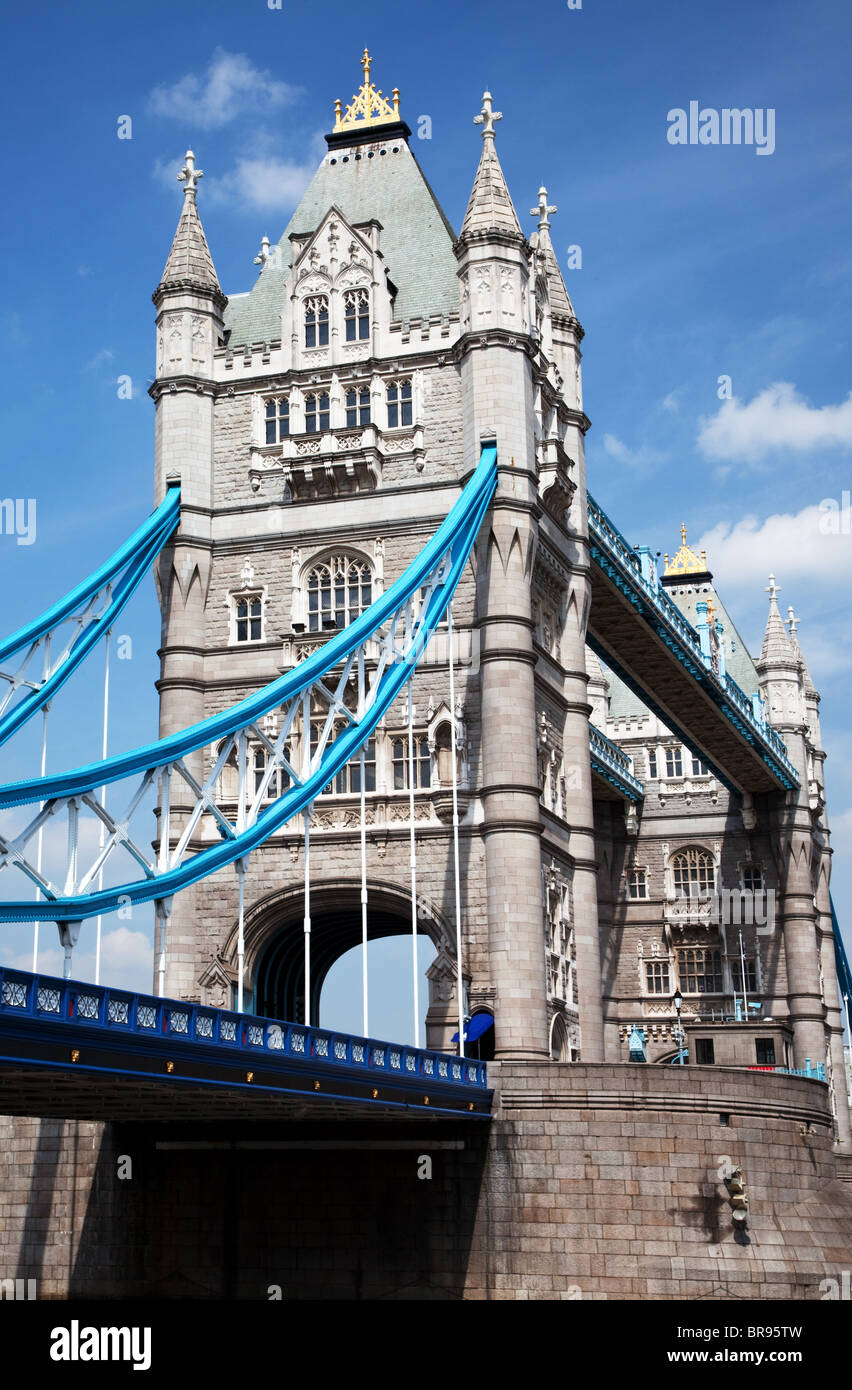 A side view of Tower Bridge in London Stock Photo - Alamy