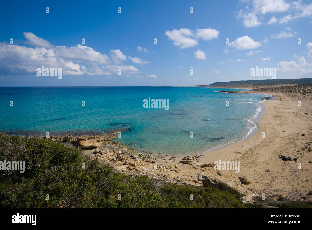Cyprus, Karpas peninsula, beach near cape Yassu Stock Photo - Alamy