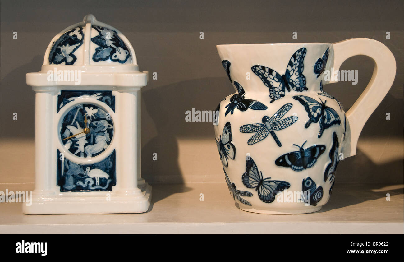 Royal Tichelaar Makkum tiles tile pottery Friesland Netherlands Stock ...