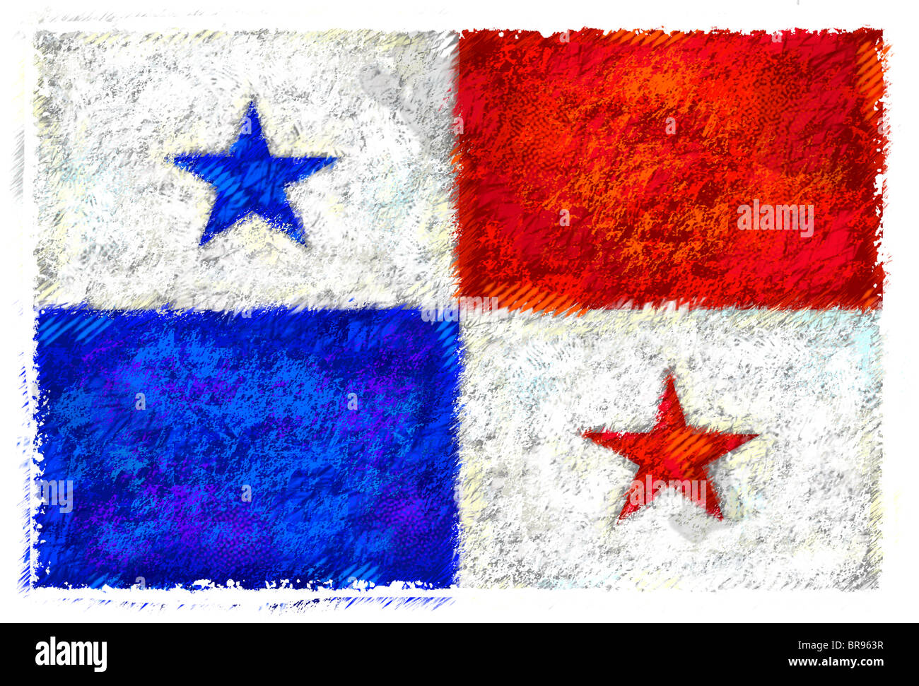 Panama flag hi-res stock photography and images - Alamy