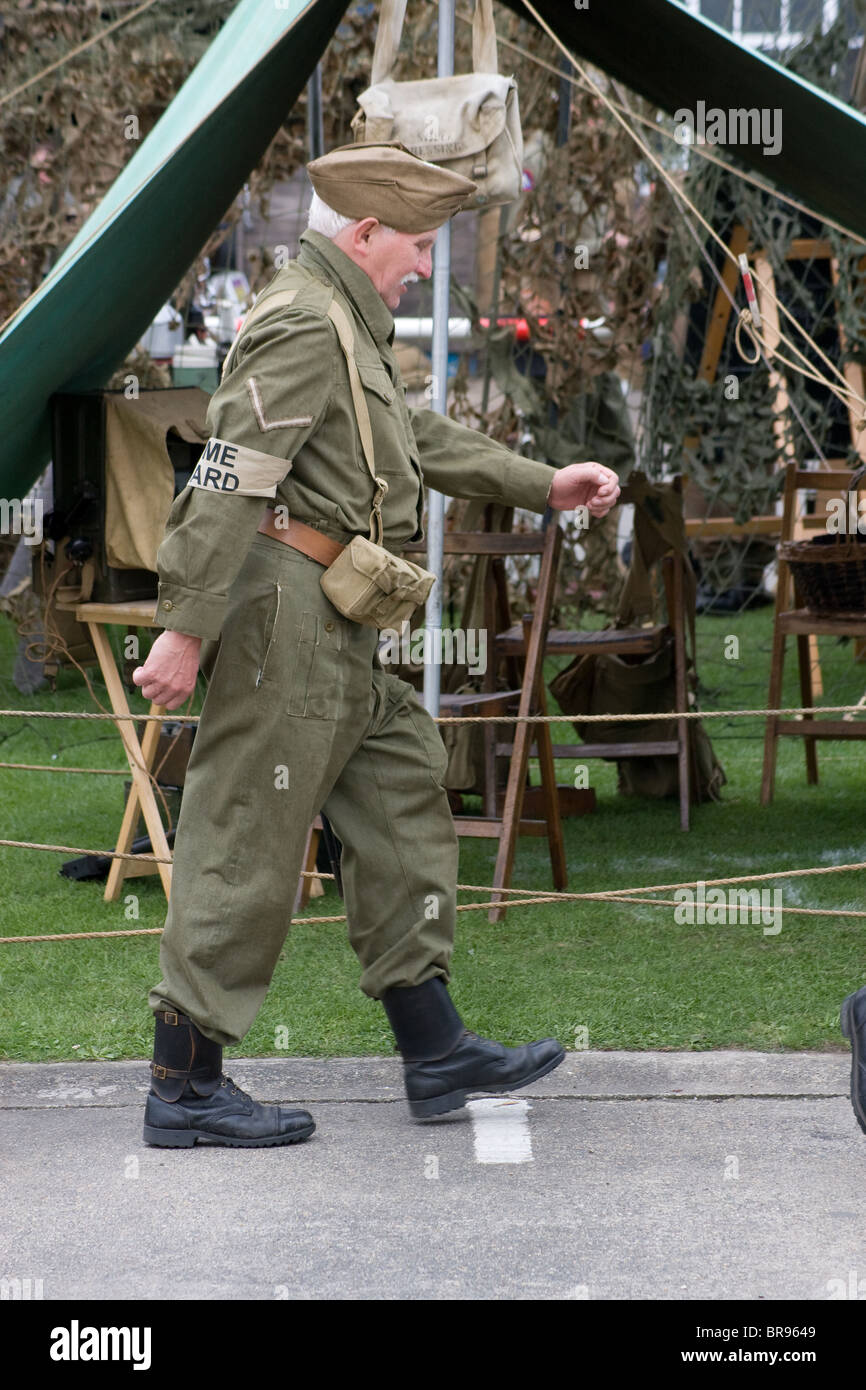 salute to the 1940's featuring reenactments of civilian life in the ...