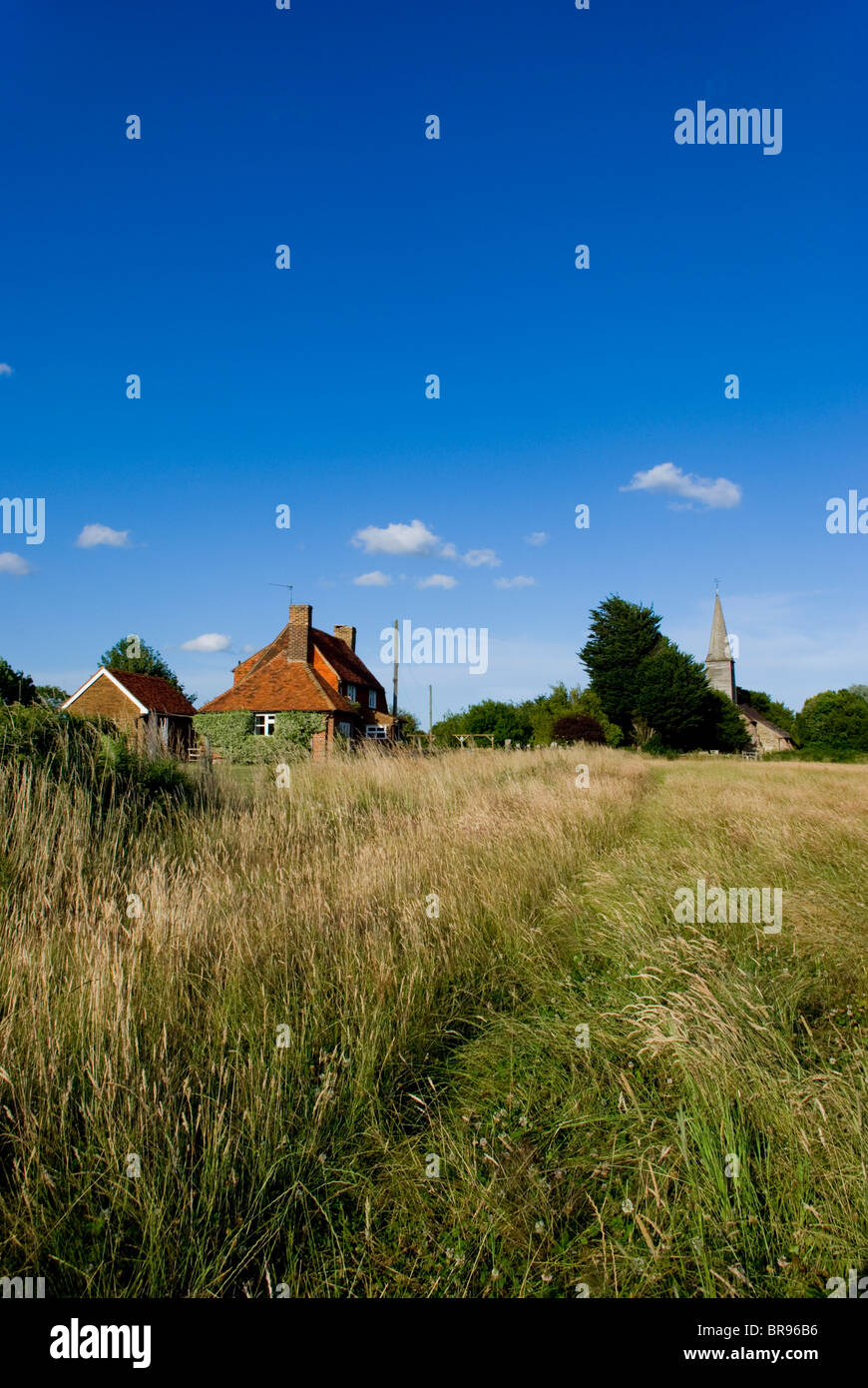 Uk, England, Surrey, Crowhurst Village Stock Photo - Alamy