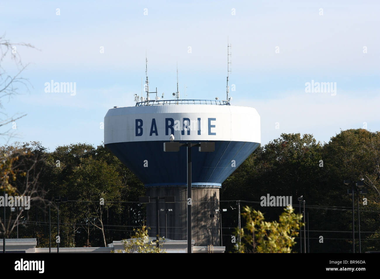 Barrie Canada water tower Stock Photo - Alamy