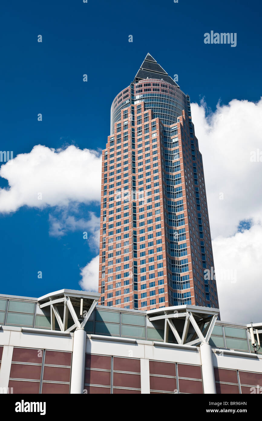 Messe tower messeturm frankfurt am hi-res stock photography and images ...