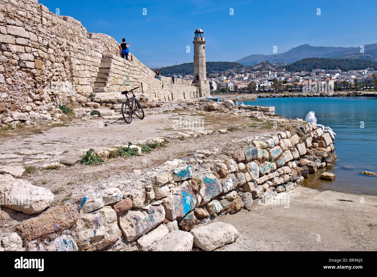 Boat at rethymnon crete hi-res stock photography and images - Alamy