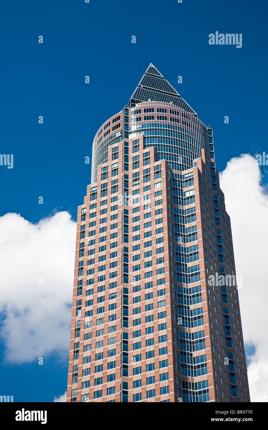 Messe tower messeturm frankfurt am hi-res stock photography and images ...