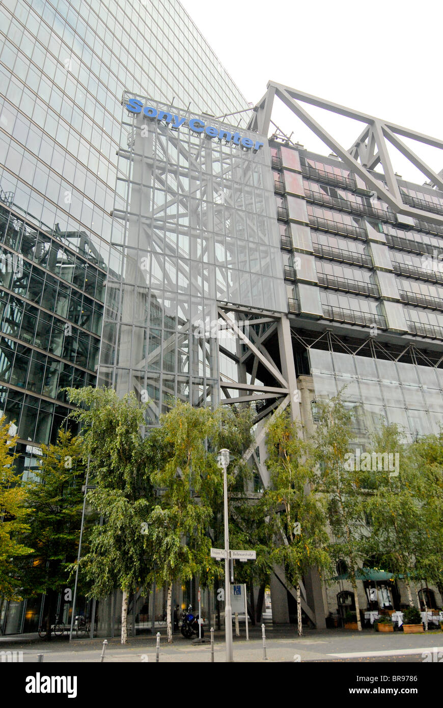 The Sony Center, a Sony-sponsored building complex located at the ...